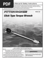 CDI Computorq II Torque Wrench Manual | PDF | Computer Memory | Calibration