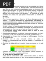 Cálculo de Carga Nuclear Efectiva | PDF | Electrón | Física Aplicada e ...