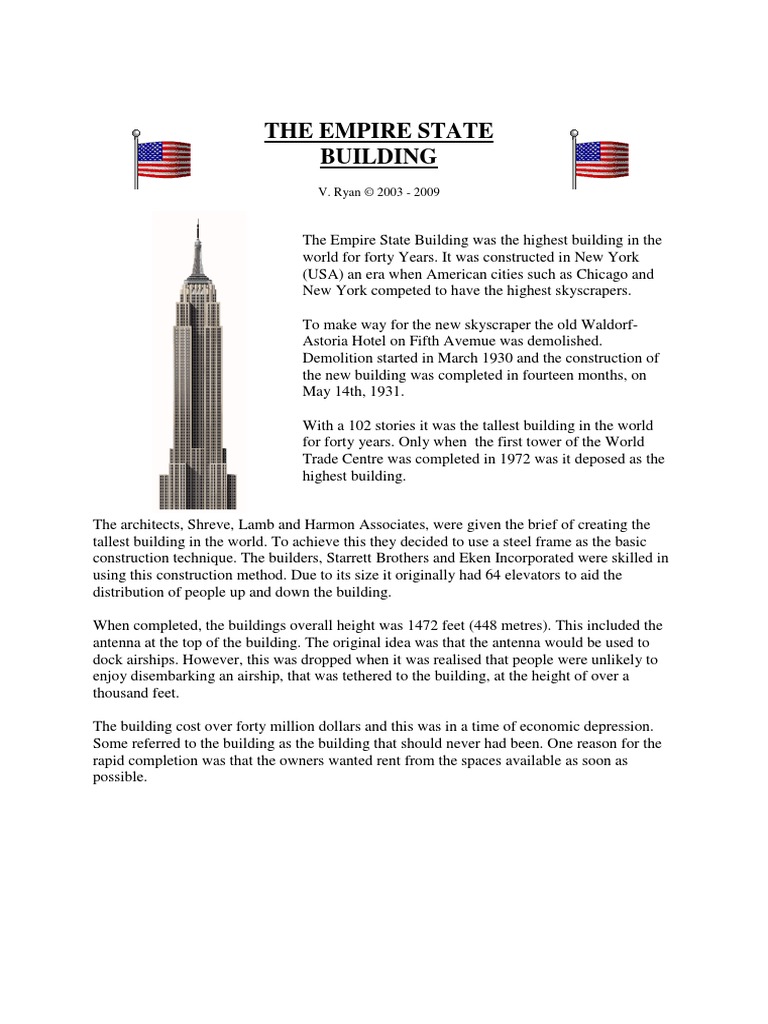 The Empire State Building | PDF | Building | Industries