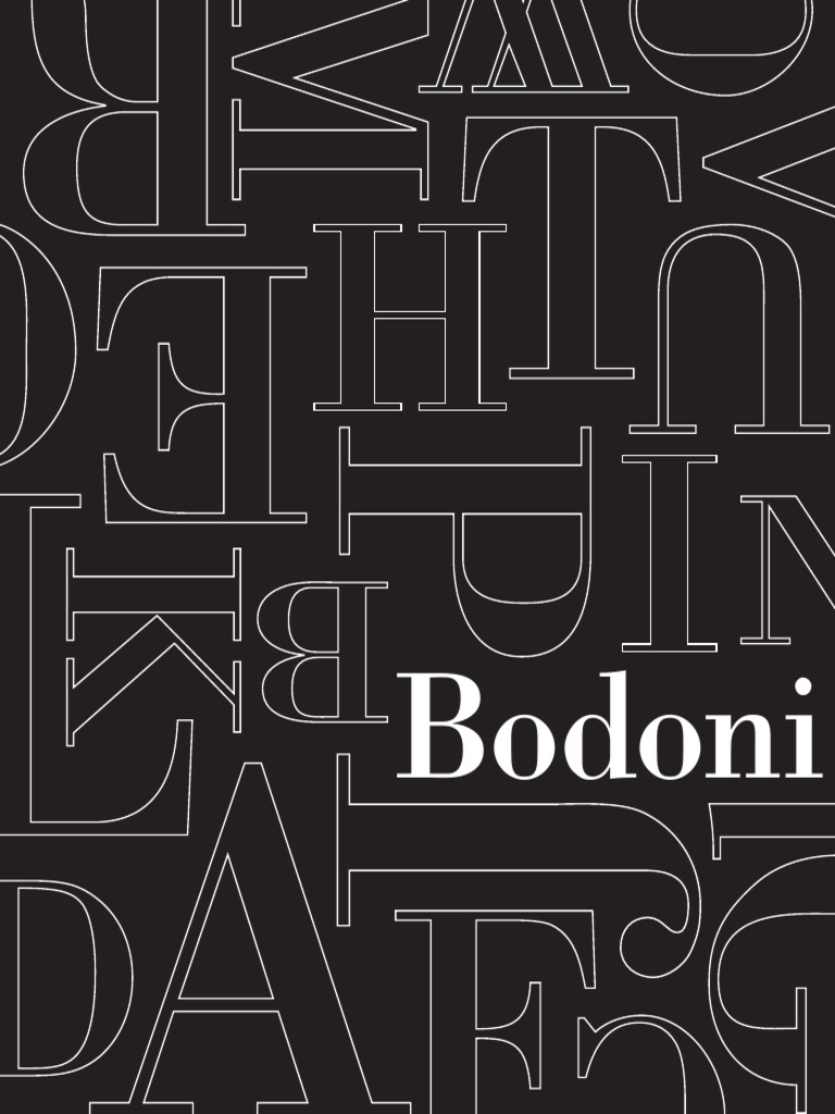Bodoni | PDF | Typefaces | Serif