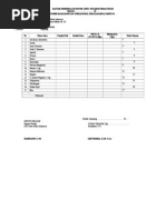 Contoh Format RAPBS | PDF