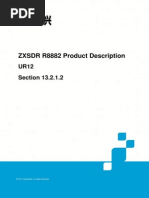 ZXSDR R8852E Product Description | PDF | Lte (Telecommunication) | Radio