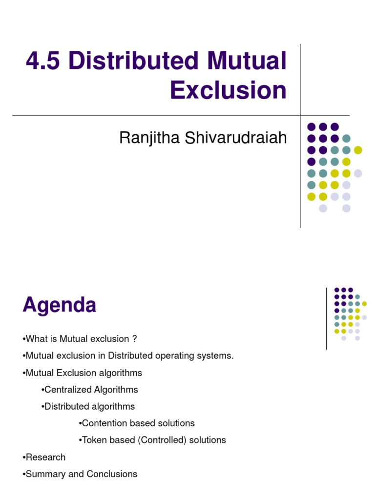 Mutual Exclusion In Distributed System Pdf Distributed Computing Queue Abstract Data Type 4224