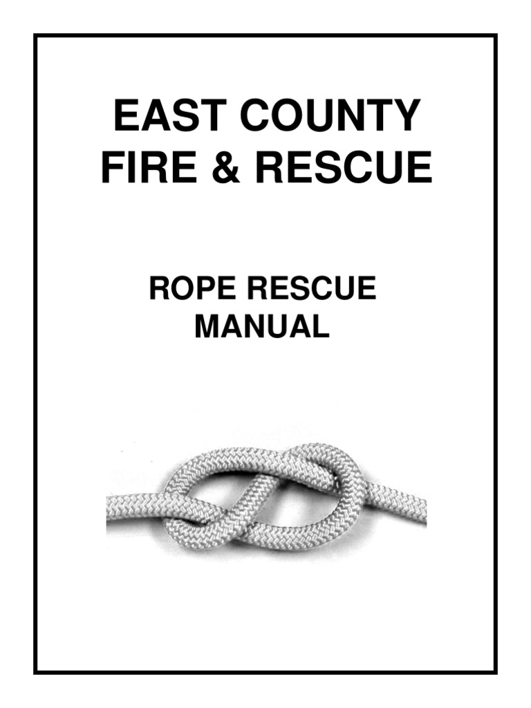 Rope Rescue Manual | PDF | Technology & Engineering