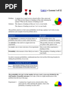 01 - Probability of Simple Events | PDF | Probability | Probability Theory