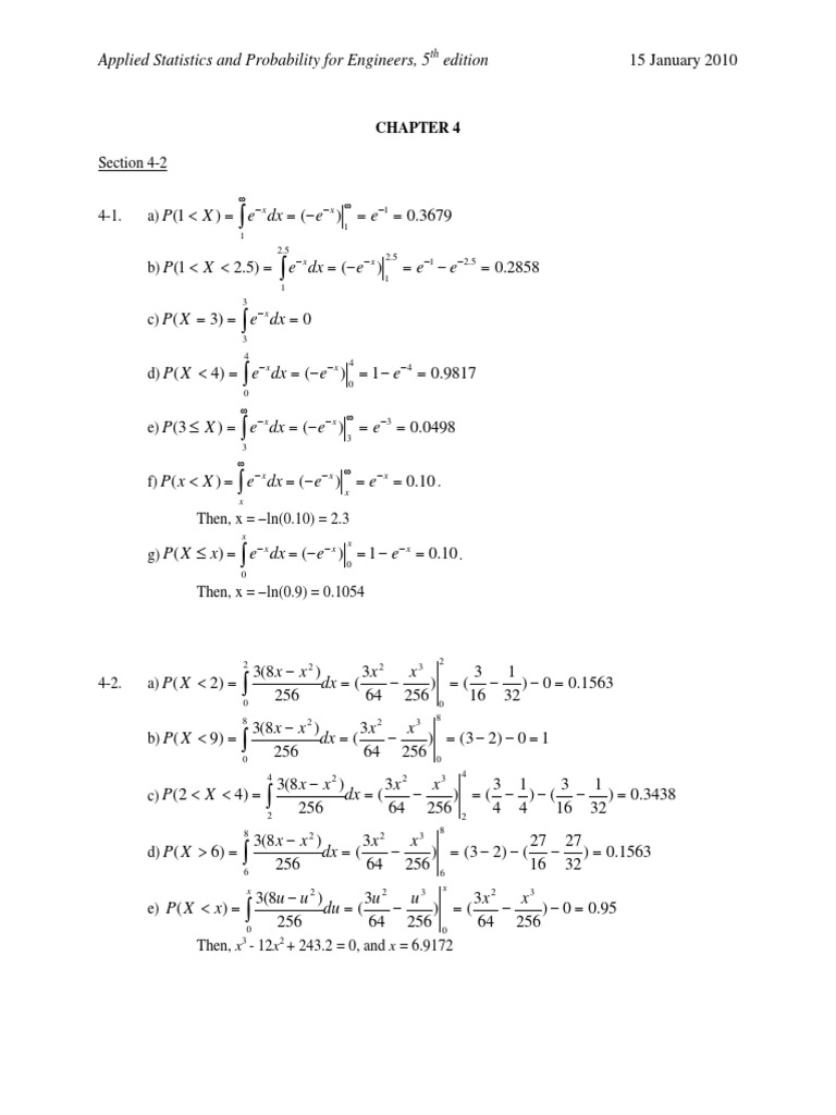Chapter 4 | PDF | Probability Theory | Statistical Theory