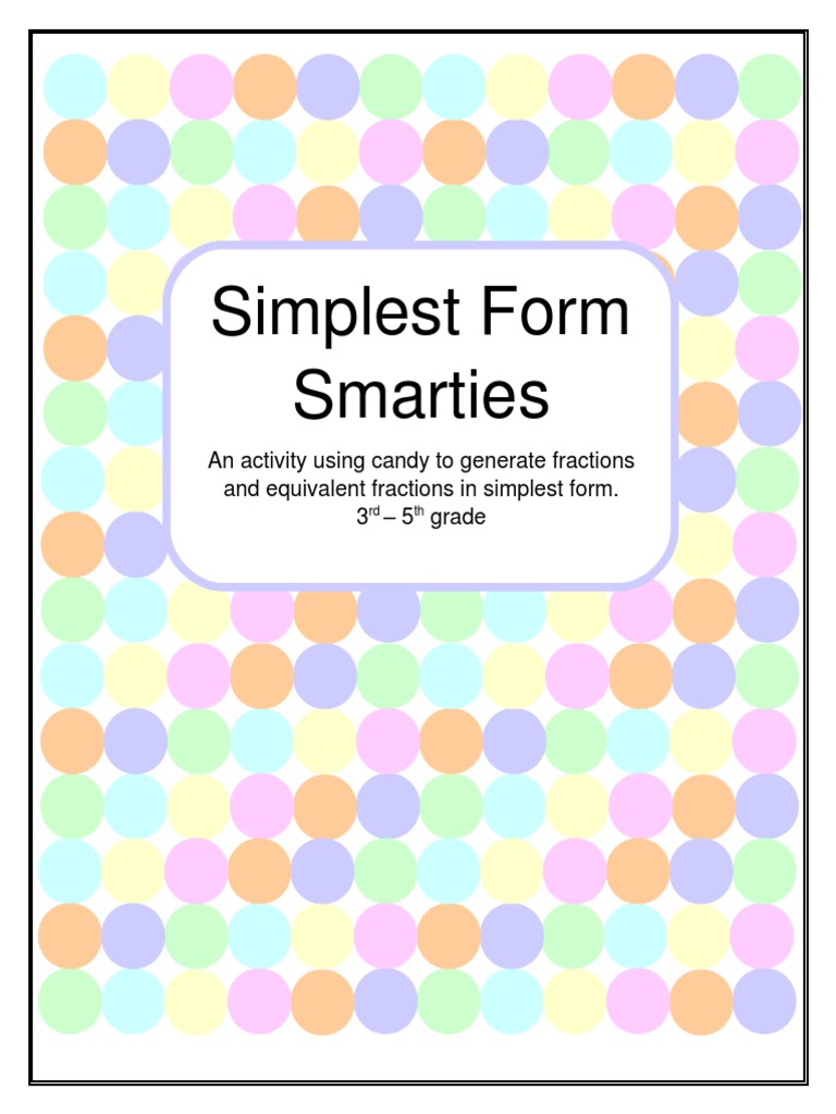 Drawing Smarties for Fractions Activity | PDF | Teaching Methods ...