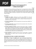 AASHTO M-145 Soil Classification Guide | PDF | Silt | Sand