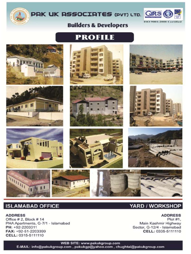 Pak UK Associates (PVT.) Limited (Profile) | PDF | Safety | Industries
