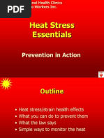 Managing Heat Stress at Work-Safety Presentation | PDF | Hyperthermia ...
