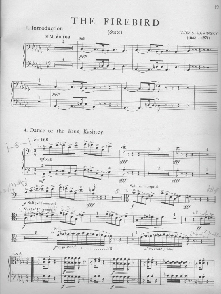Firebird Suite: Horn Solo Excerpt | PDF | Technology & Engineering ...