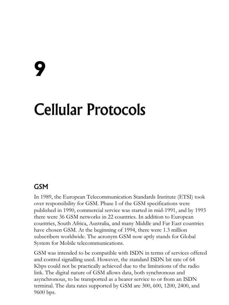 Cellular Protocols Overview | PDF