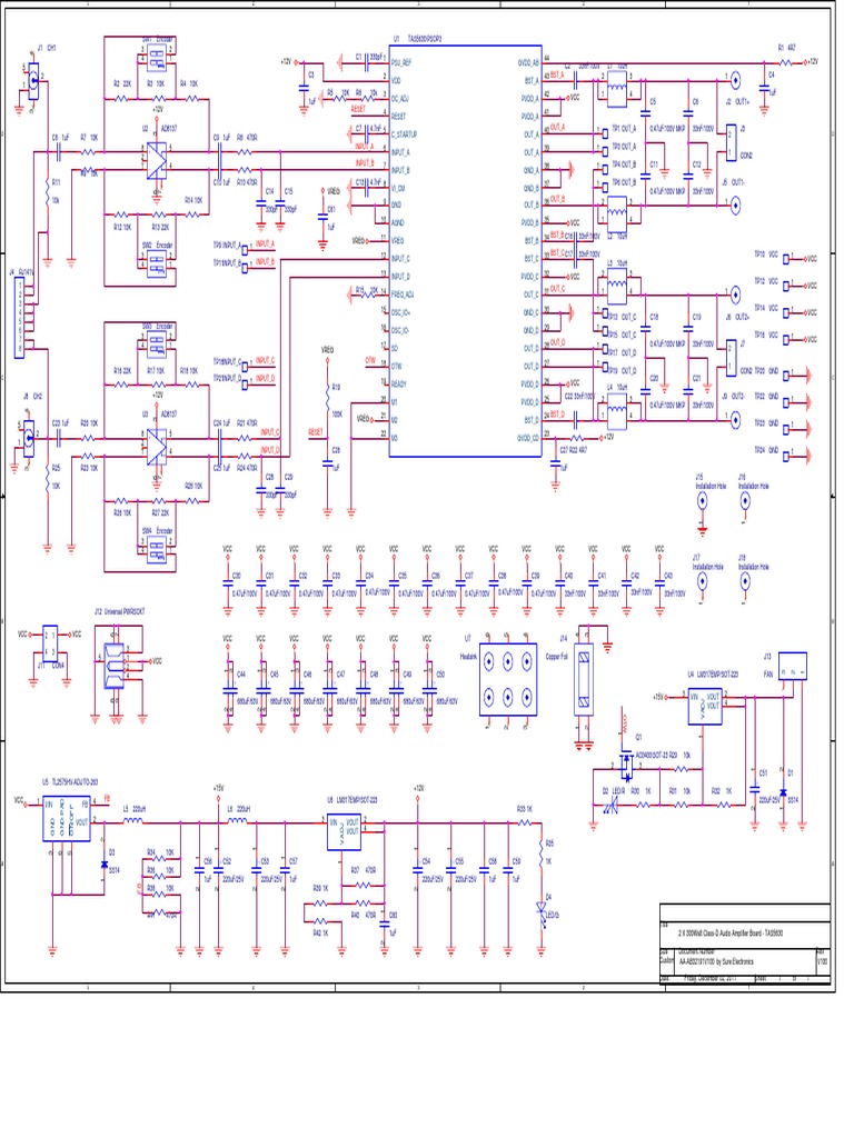 TPA3116D2DADR Audio Amplifier: Datasheet, Schematic, Pinout, 52% OFF