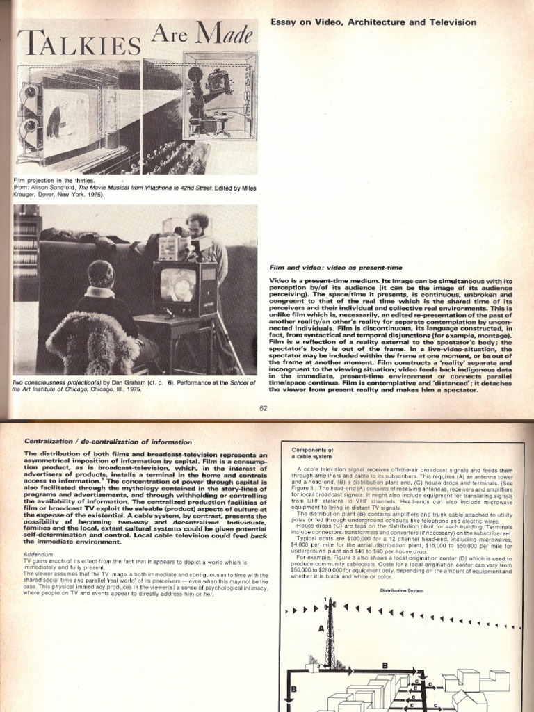 Dan Graham Video Architecture Television | PDF | Language Arts & Discipline