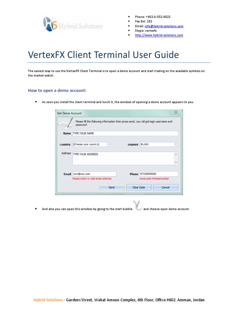 Vertex FX Client User Guide | PDF | Order (Exchange) | Margin (Finance)
