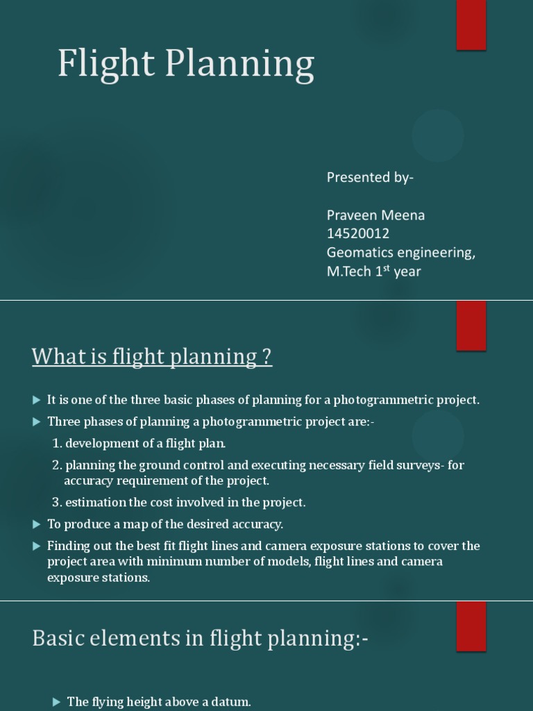 Flight Planning | PDF | Exposure (Photography) | Camera