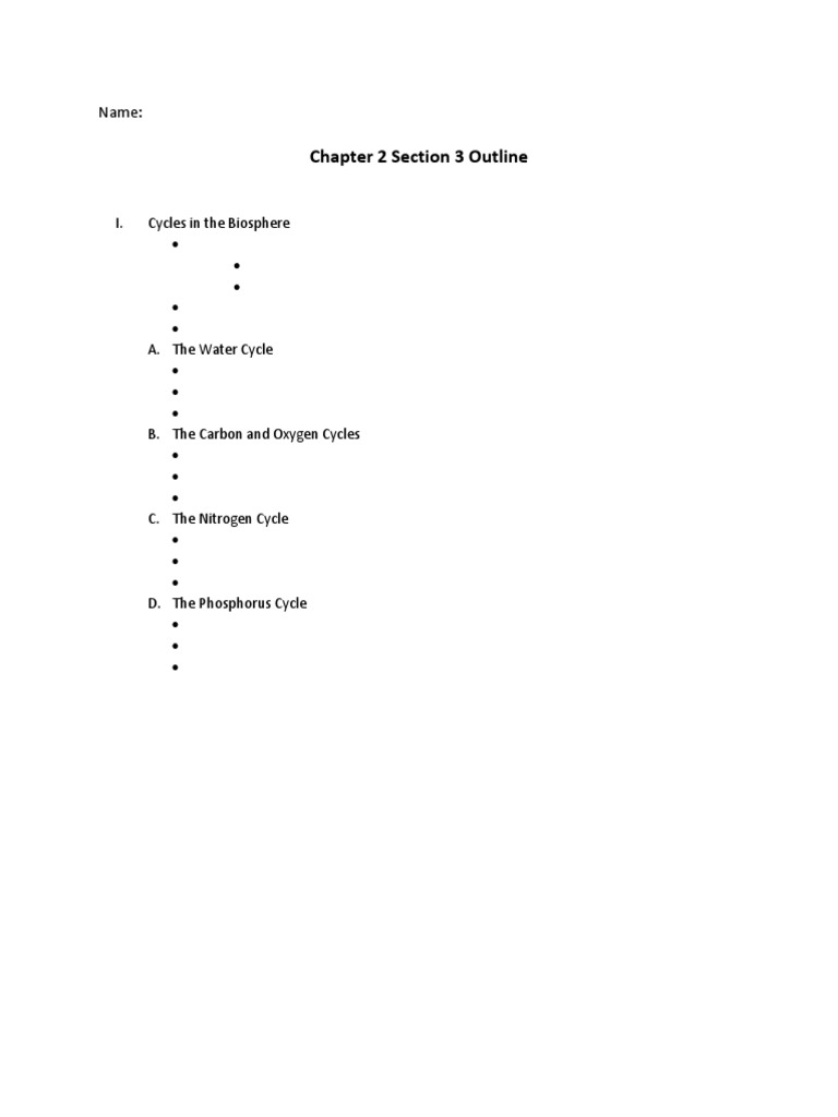 Chapter 2 Section 3 Outline | PDF