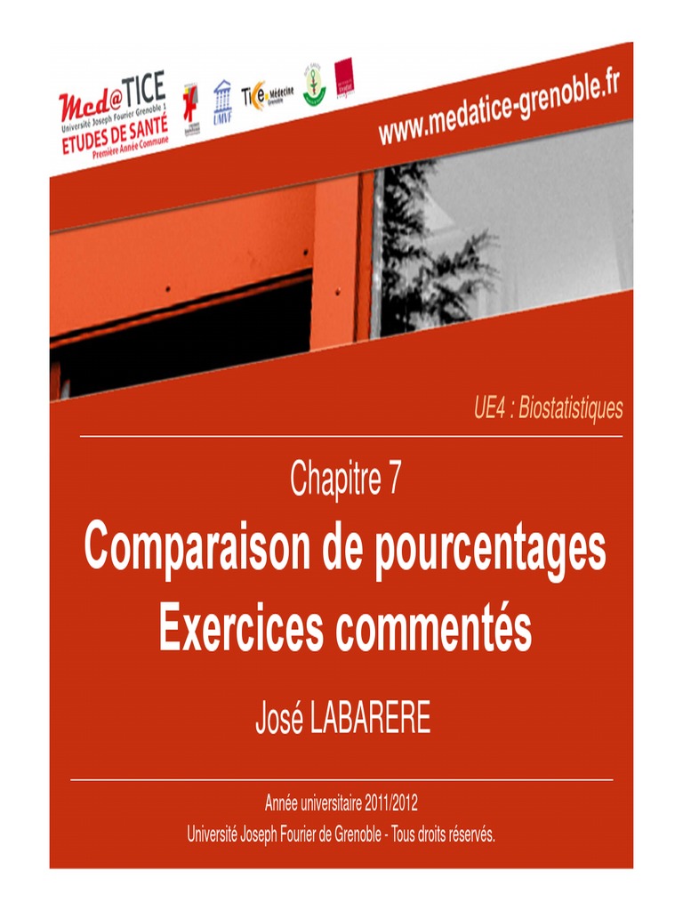 Labarere Jose p07 PDF | PDF | Valeur p | Probabilité et statistiques