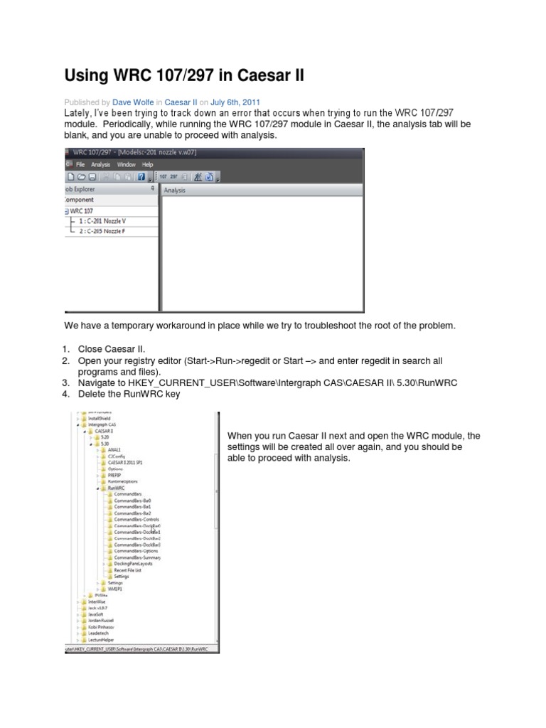 WRC 107&297 Module Blank Analysis Fix | PDF