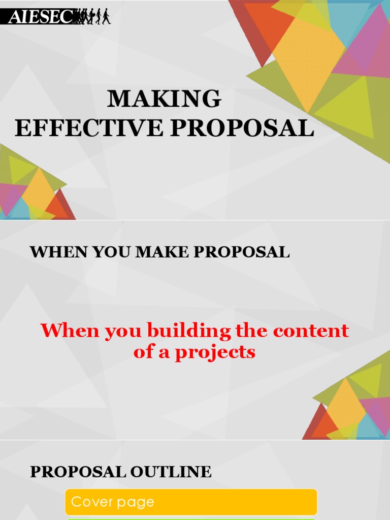Effective Project Proposal Guide | PDF