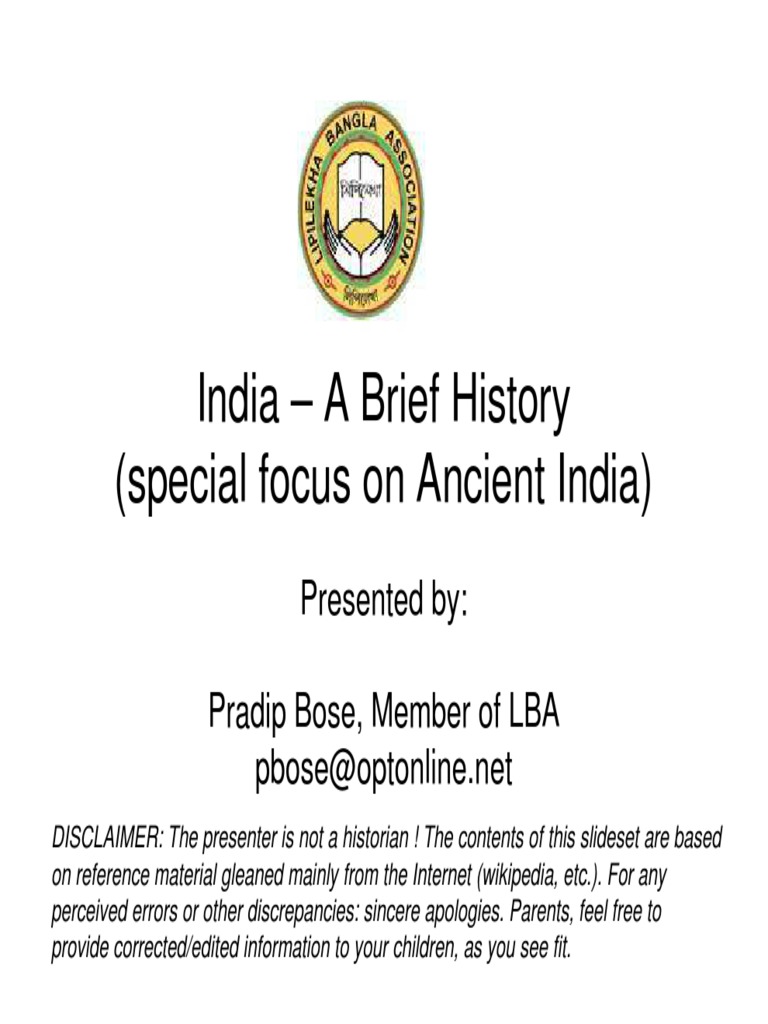 Brief History of India | Download Free PDF | South Asia | Asia