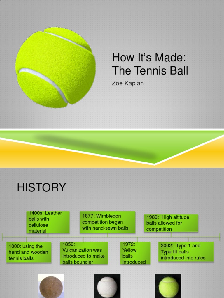 The Manufacturing Process of Tennis Balls | PDF | Chemistry | Materials