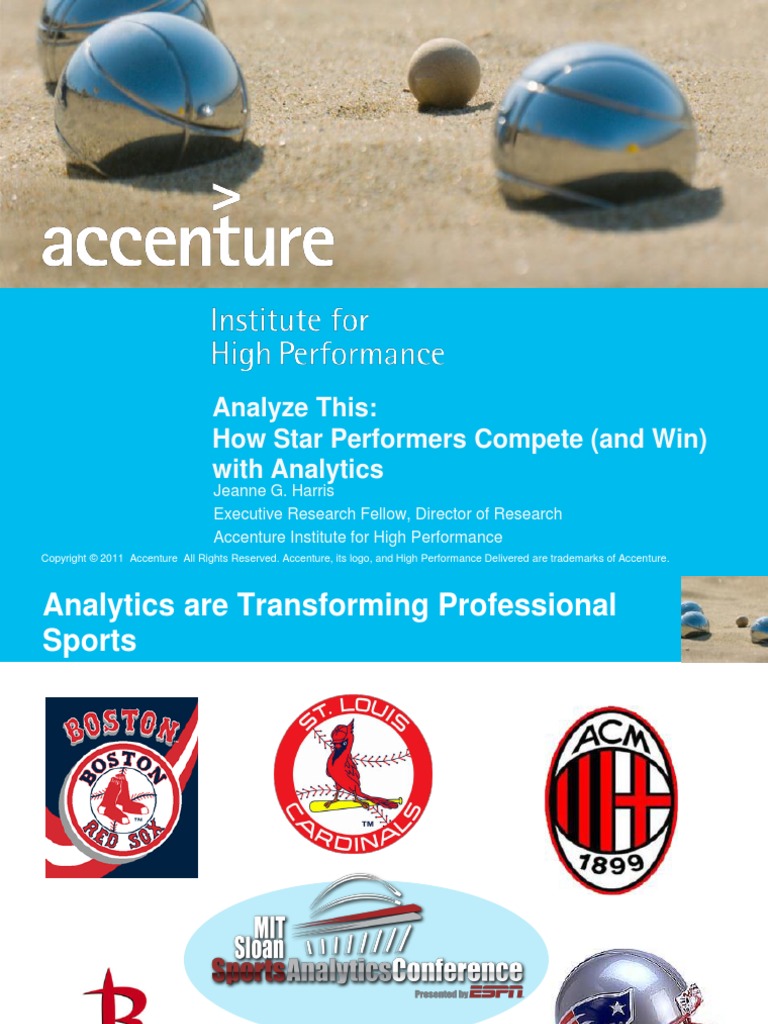 Accenture Report on Strategy Analysis | Analytics | Strategic Management