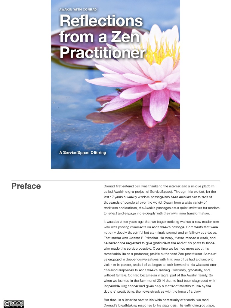 Reflections From A Zen Practitioner: A Servicespace Offering | PDF ...