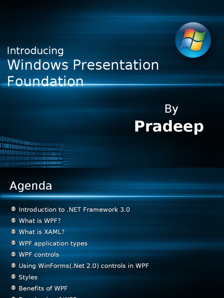 Introduction to Windows Presentation Foundation | PDF | Extensible ...