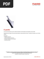 C-Purlin Weight Calculation Guide | PDF