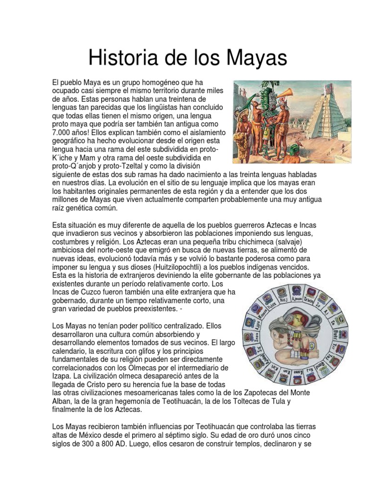 Historia de Los Mayas | Civilización maya | Herpes Simple