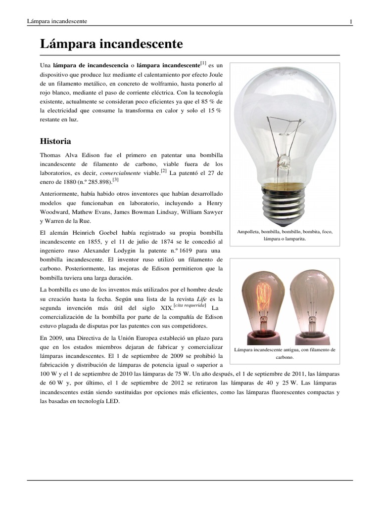 Lámpara incandescente | Bombilla incandescente | Aplicaciones de vidrio