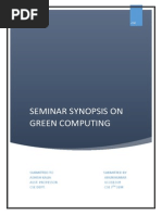 Green Computing Presentation | PDF