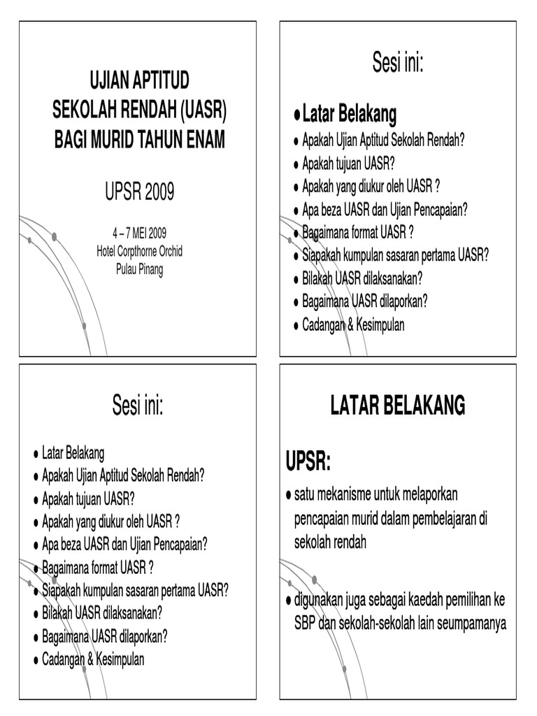 UPSR Aptitude Test | PDF