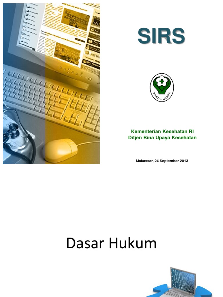 Sosialisasi Pelaporan SIRS Melalui SIRS Online | PDF