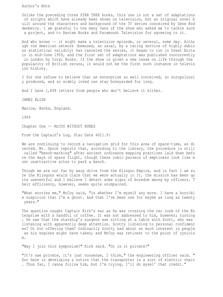 Spock Must Die | PDF | Spock | Leonard Mc Coy