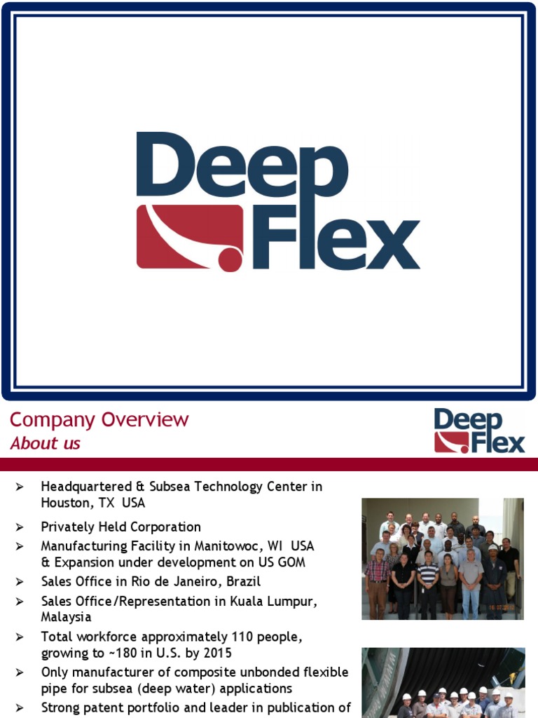 DeepFlex Overview March-2014 | PDF | Pipe (Fluid Conveyance ...