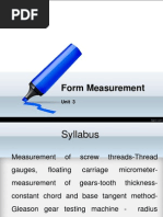 Screw Thread Measurements | PDF | Gear | Screw
