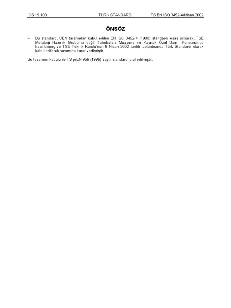 TS en Iso 3452 4 PDF | PDF