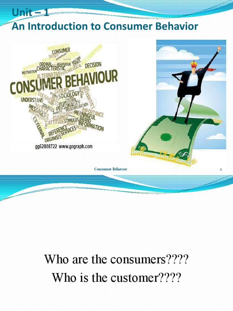 Introduction to Consumer Behavior | PDF | Consumer Behaviour | Behavior