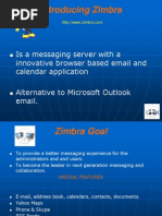Presentation ON Zimbra | PDF | Email Spam | Career & Growth