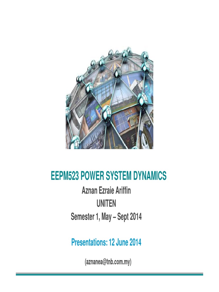 Intro To Power System Stability | PDF | Electric Power System | Steady ...