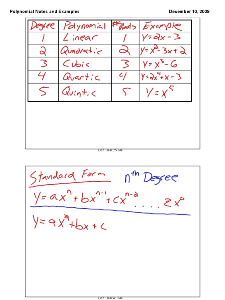 Polynomial Intro Notes and Graph Examples | PDF | Theoretical Computer ...