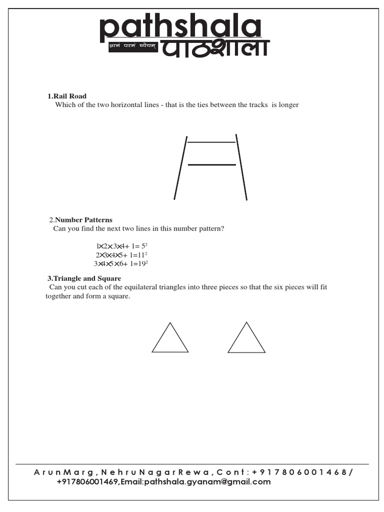 Solving Number Patterns and Shapes | PDF