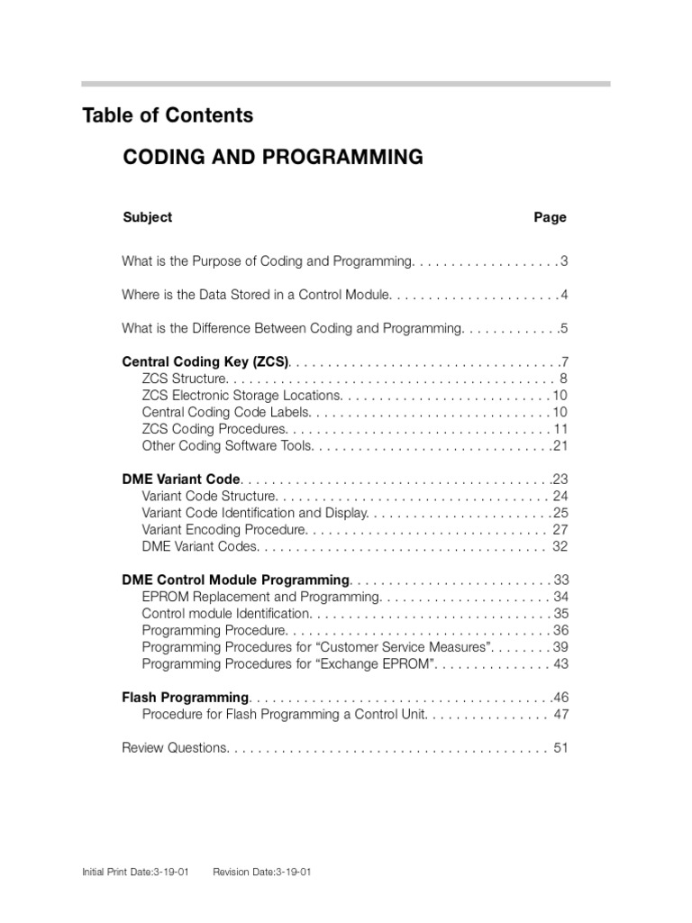 BMW E39 Coding and Programming Guide | PDF | Computer Programming ...