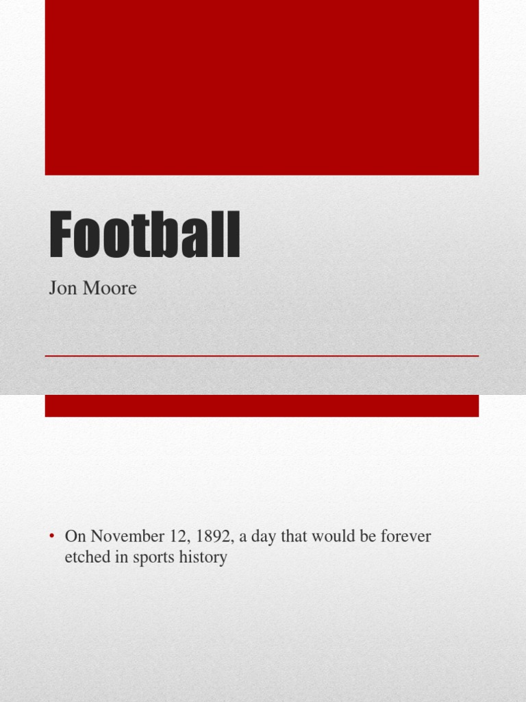 History of Football and Key Teams | PDF