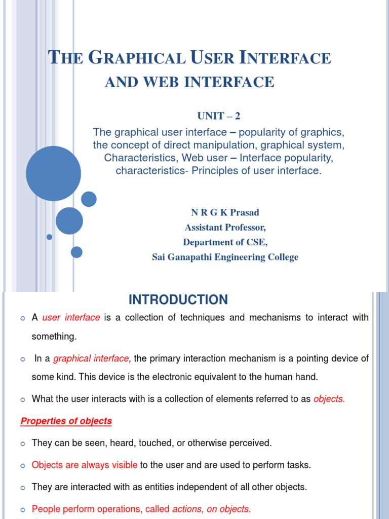 Unit 2 | PDF | Graphical User Interfaces | Web Page