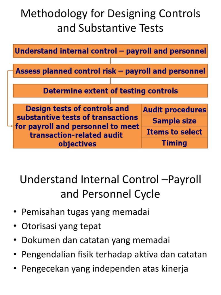 Methodology For Designing Controls and Substantive Tests | PDF