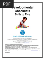Checklist Form 2 Eng Print Ready | PDF | Child Development | Relationships