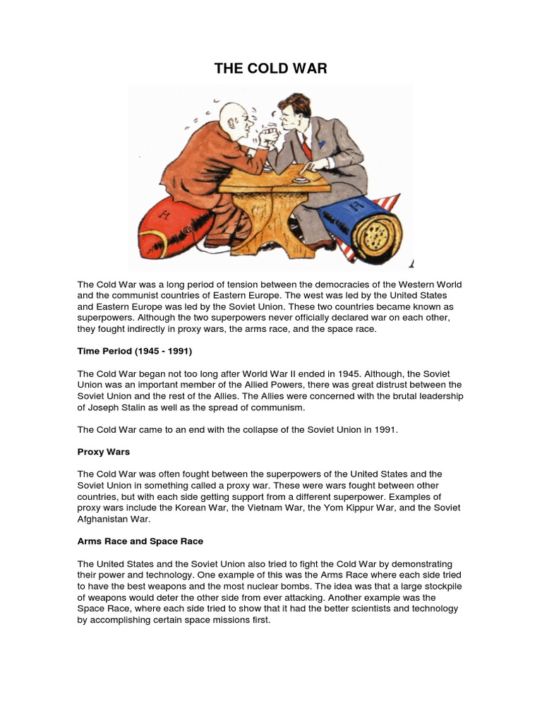 The Cold War | PDF | Cold War | Soviet Union